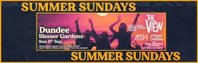 Buy tickets – Summer Sundays - Dundee – Slessor Gardens