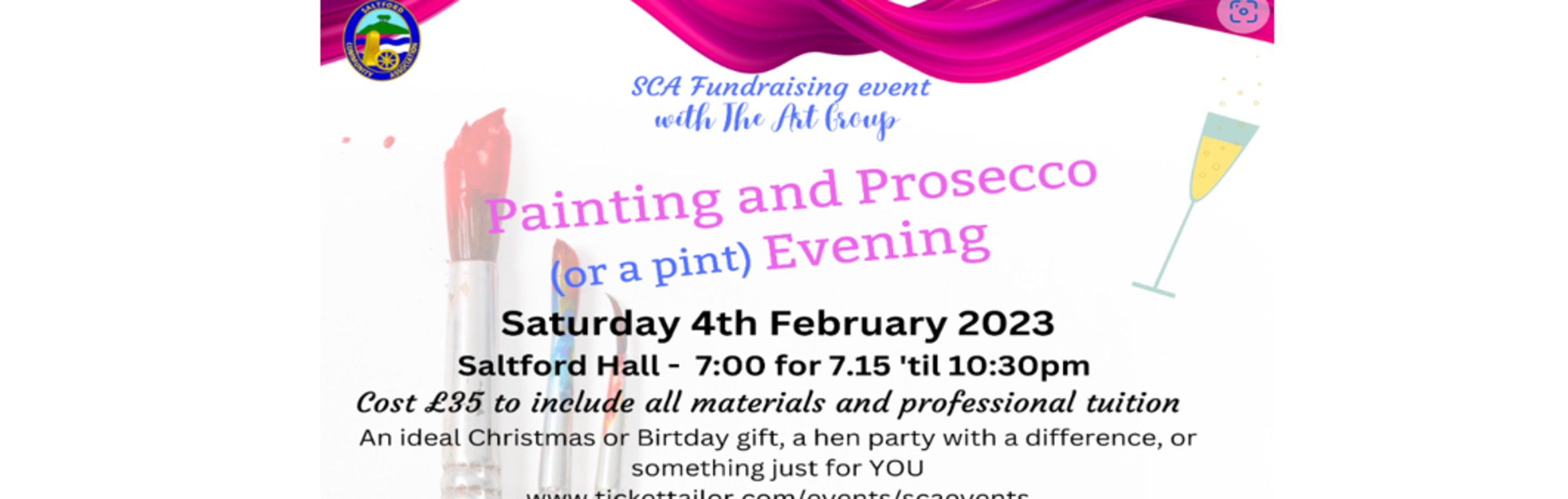 Purchase Voucher – Painting & Prosecco – Saltford Hall