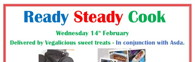 Select tickets – Ready Steady cook – Teversal visitors centre and cafe