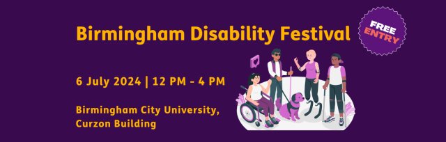 Register your free place – Birmingham Disability Festival – Birmingham ...