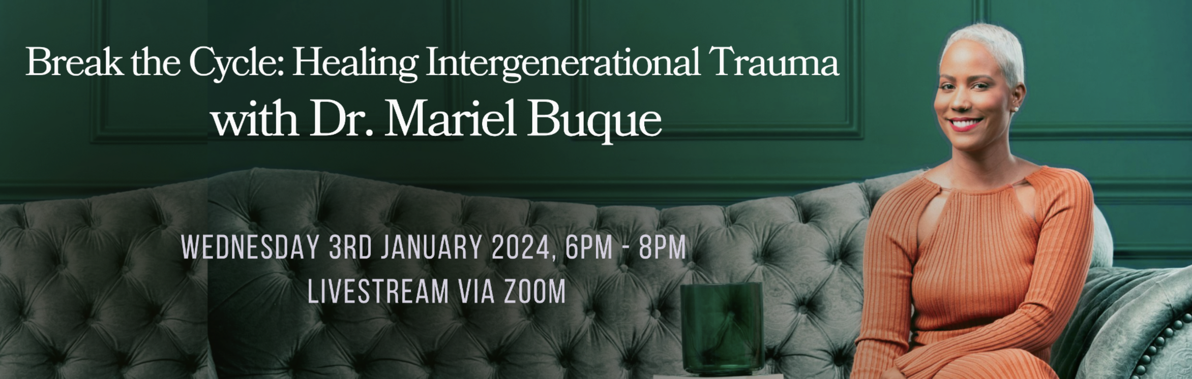 Buy tickets – Break the Cycle: Healing Intergenerational Trauma with Dr ...
