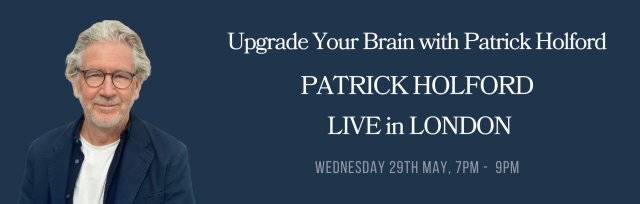 Buy tickets – Upgrade Your Brain with Patrick Holford – Herringham Hall ...