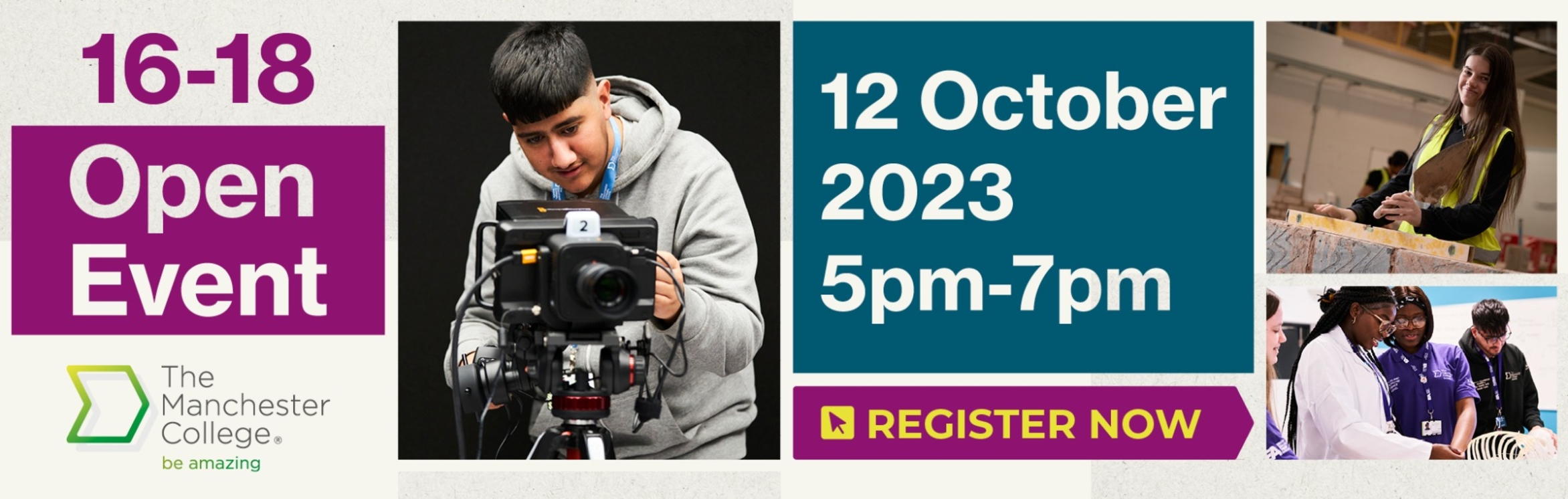 Register here – The Manchester College 16-18 Open Event - Wythenshawe ...