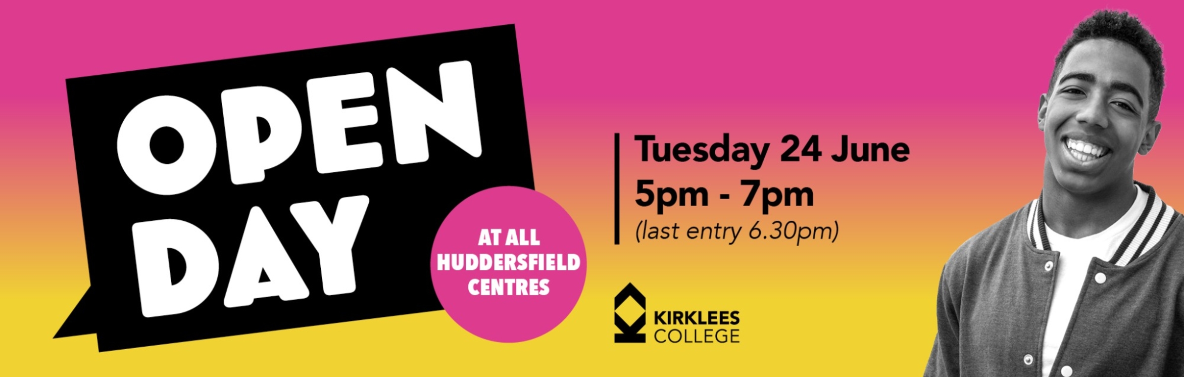 Book Tickets – Kirklees College June Open Day - Huddersfield Centre ...