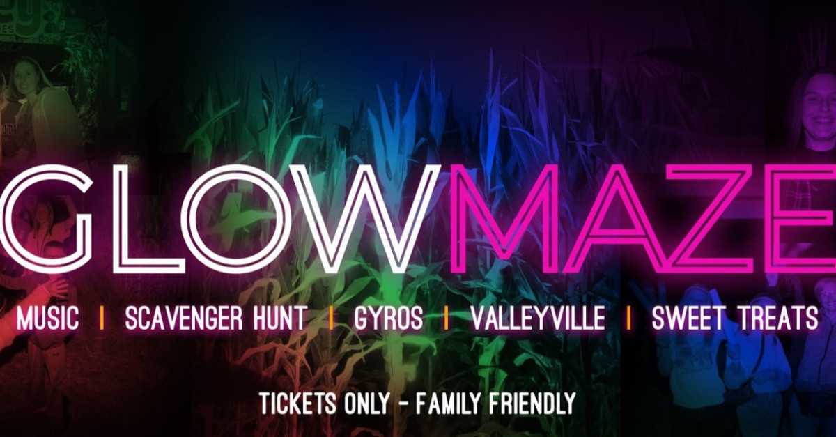 Buy Tickets Now – Glow Maze 2022 - October 22nd (Saturday) – Valley ...