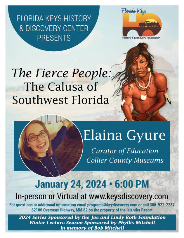 Register Here – Elaina Gyure: The Fierce People: The Calusa of ...