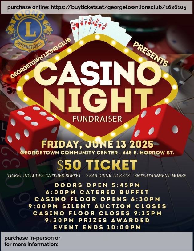 Buy tickets – Georgetown Lions Club Casino Night 2025 – Georgetown ...