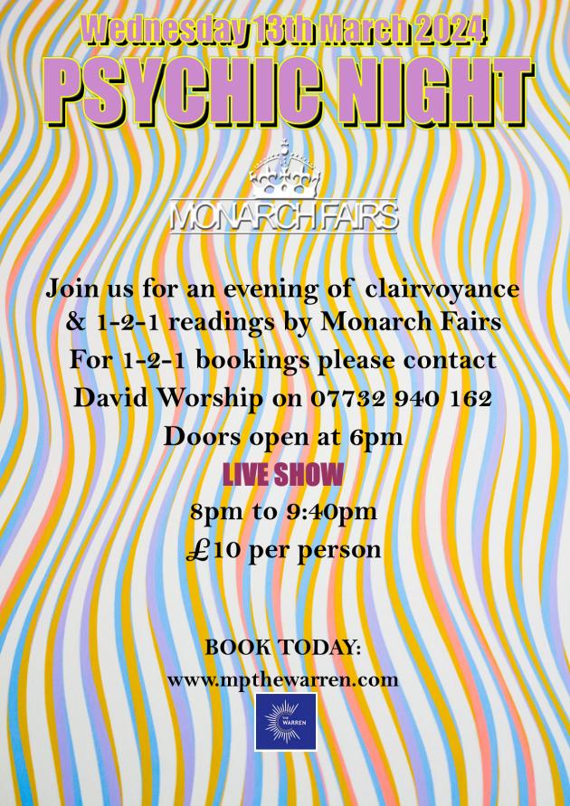 Buy tickets – Psychic Night – The Warren