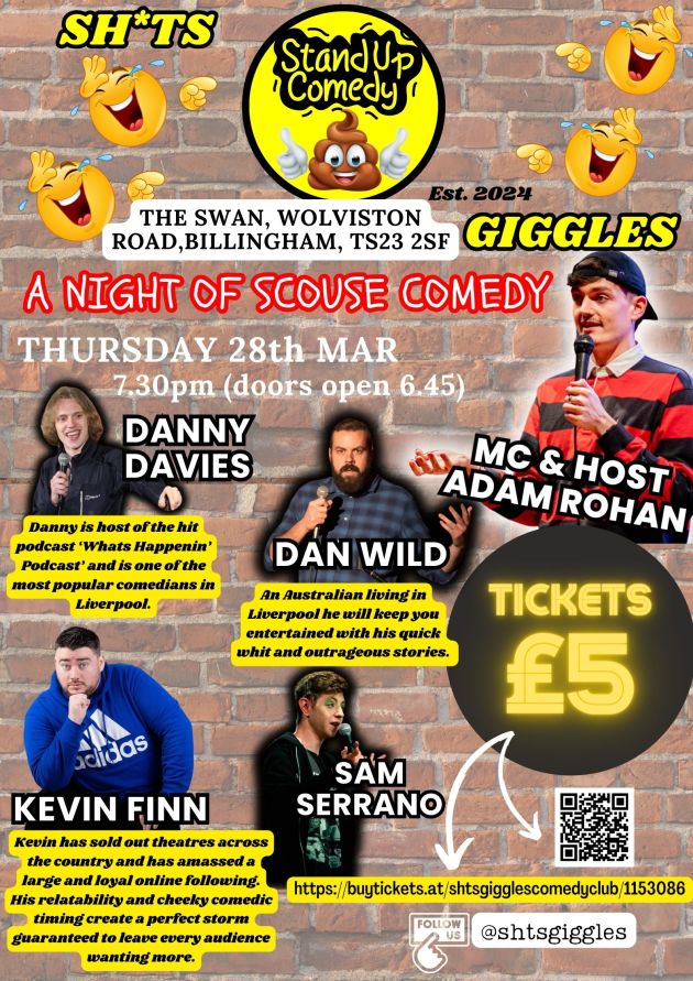 Buy tickets – A Night of Scouse Comedy – The Swan