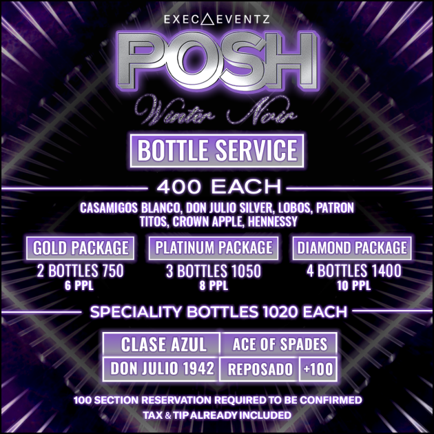Select tickets – Posh Winter Noir – Revel