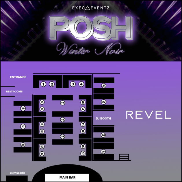 Select tickets – Posh Winter Noir – Revel