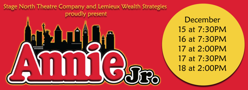 Buy tickets – Annie JR. – Stage North Theatre at the Franklin Arts Center