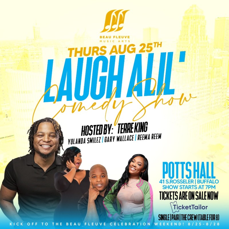 Buy tickets – LAUGH ALIL' Comedy Show – Potts Banquet Hall