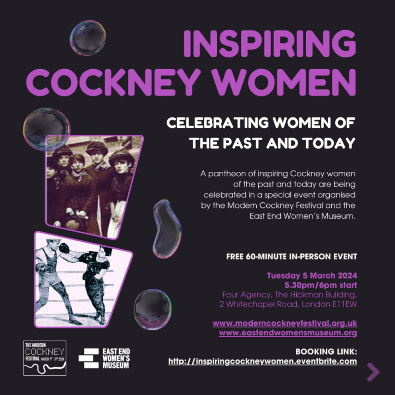 Select tickets – Inspiring Cockney Women (in-person panel discussion ...