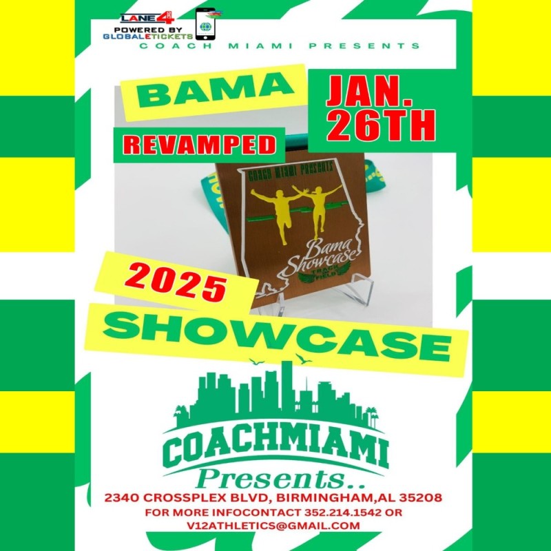 Get Tickets – Bama Showcase – Birmingham Crossplex, Birmingham AL