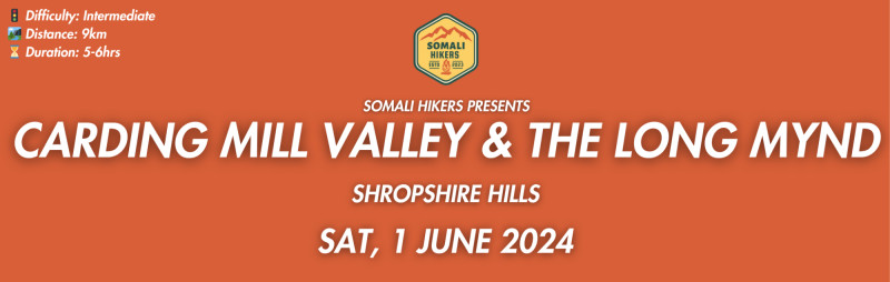 Buy tickets – Somali Hikers: Carding Mill Valley & The Long Mynd ...