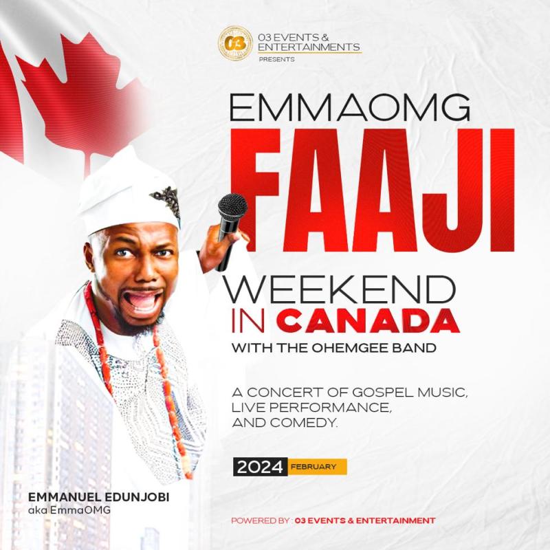 Select tickets – TORONTO FAAJI WEEKEND IN CANADA WITH EMMAOMG – Karis ...