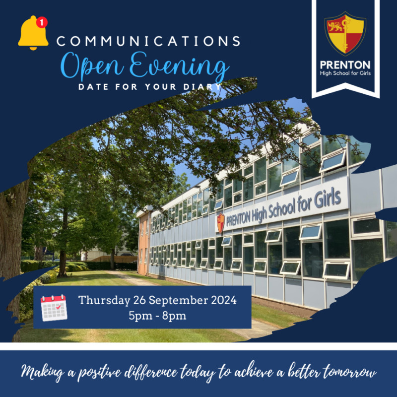 Select tickets – Prenton High School Open Evening – Prenton High School