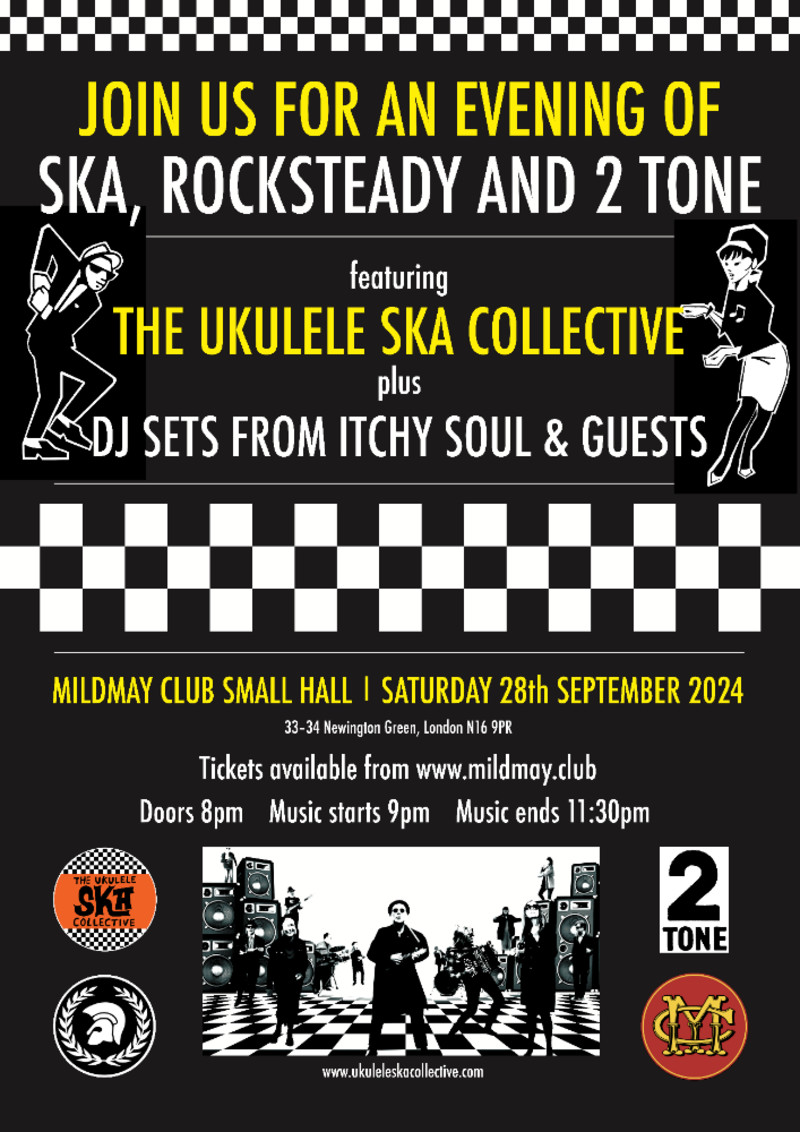 TICKETS! – SKA NIGHT with Ukulele Ska Collective – The Mildmay Club