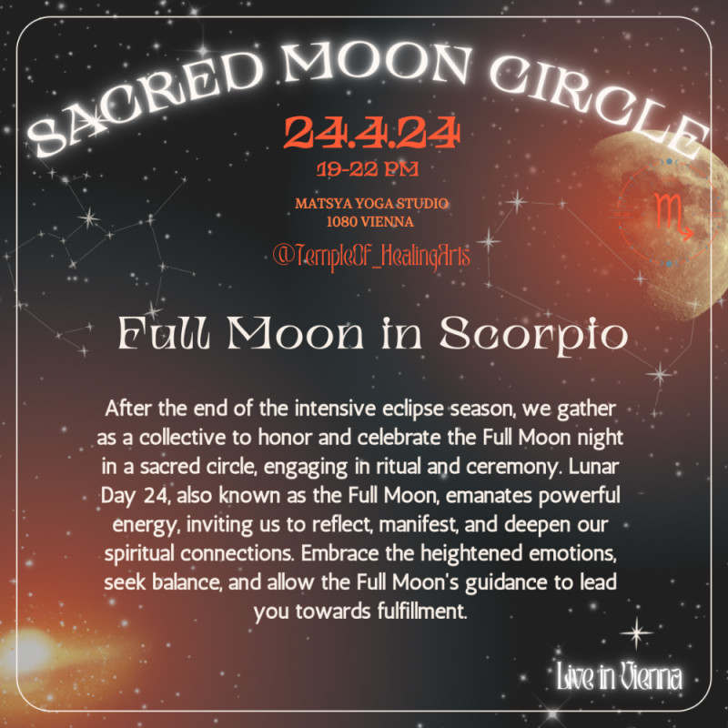 Buy tickets – 🌕 Scorpio Full Moon Ritual - Sacred Lunar Circle Vienna ♏ ...
