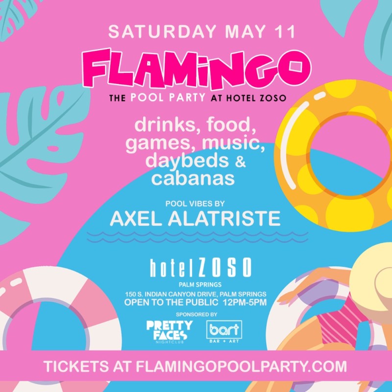 Buy tickets – Flamingo Pool Party - May 11th – Hotel Zoso