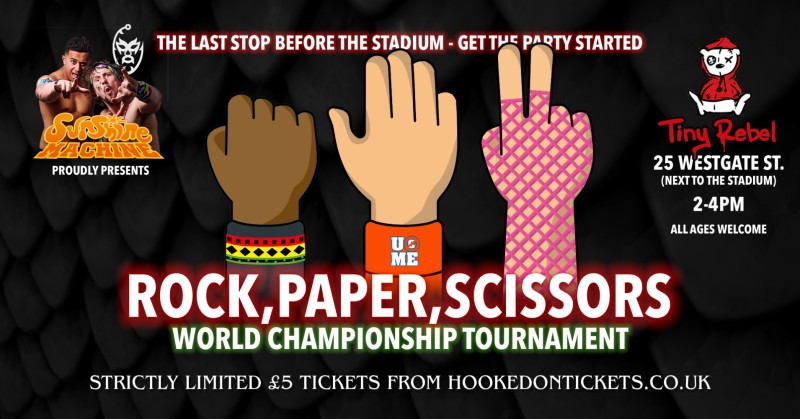 Select tickets – Sunshine Machine's Rock, Paper, Scissors World ...