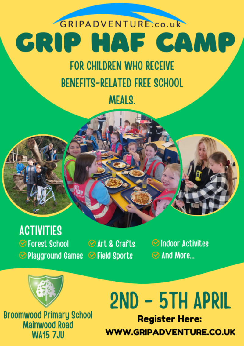 Select tickets – Grip HAF at the Broomwood – Broomwood Primary School ...
