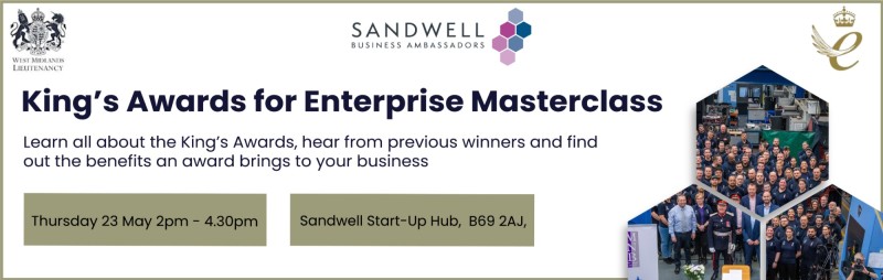 Register here – King's Award for Enterprise: masterclass – Sandwell ...