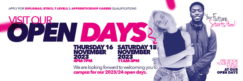 Register Here – Open Day Saturday 20th January – Sandwell College