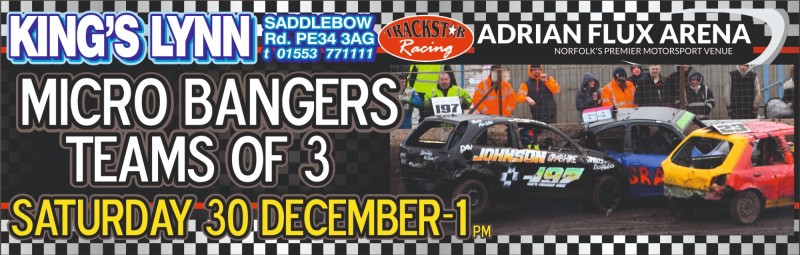 Buy tickets – Micro Bangers teams of 3 plus 1300cc stock cars & junior ...