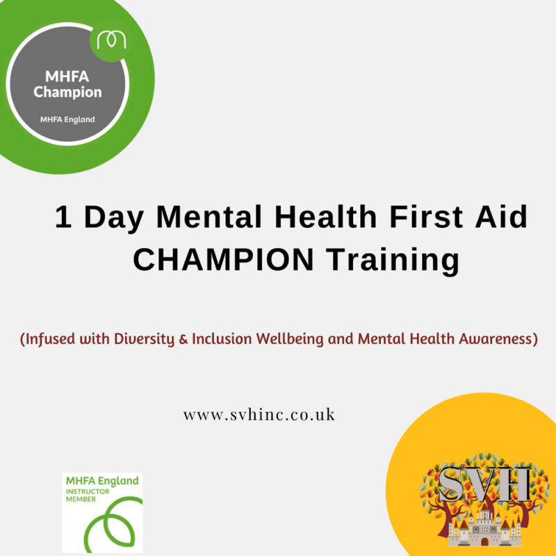 Buy tickets – 1 Day MHFA Champion Training – Zoom