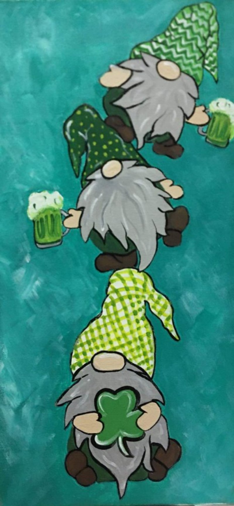 Buy tickets – Stacked St. Patrick's Day Gnome Canvas – Castle Finn ...